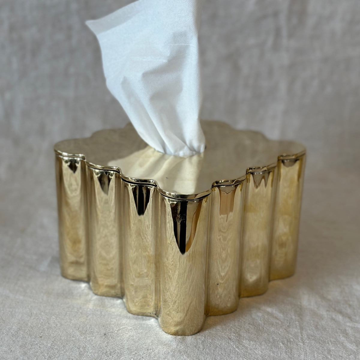 Brass Box Box Tissue Holder Anastasio Home