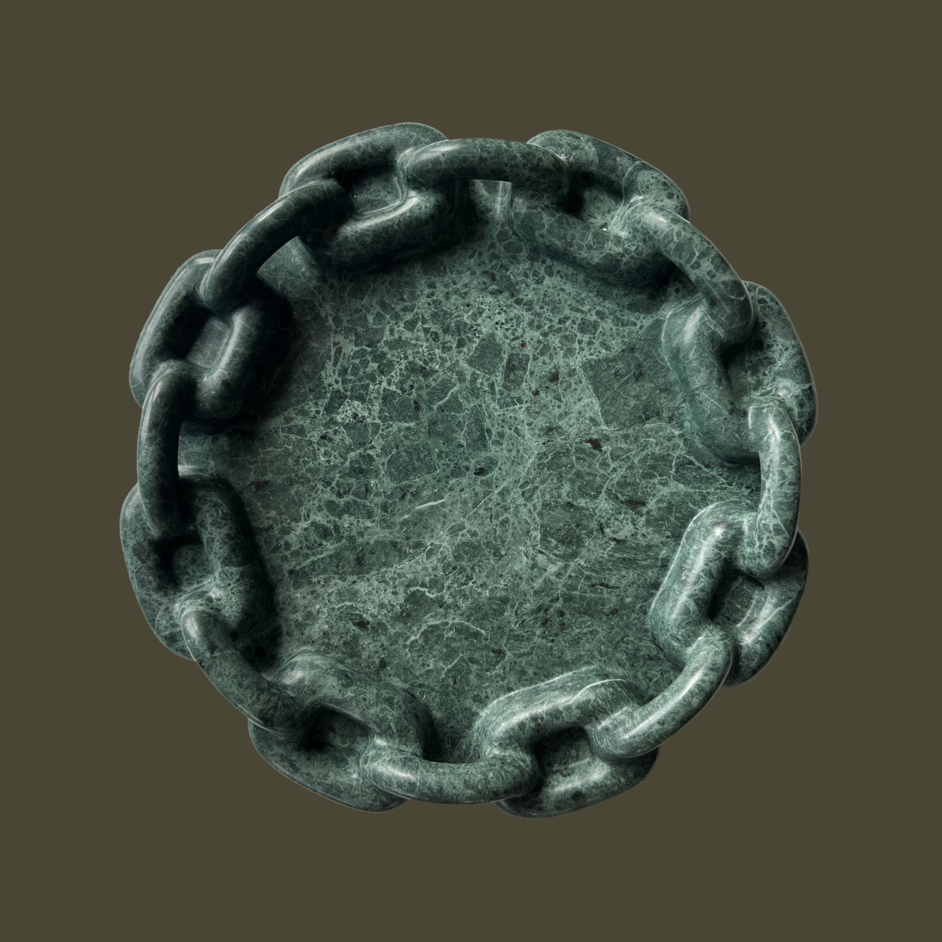 The Chain Tray in Emerald – Anastasio Home